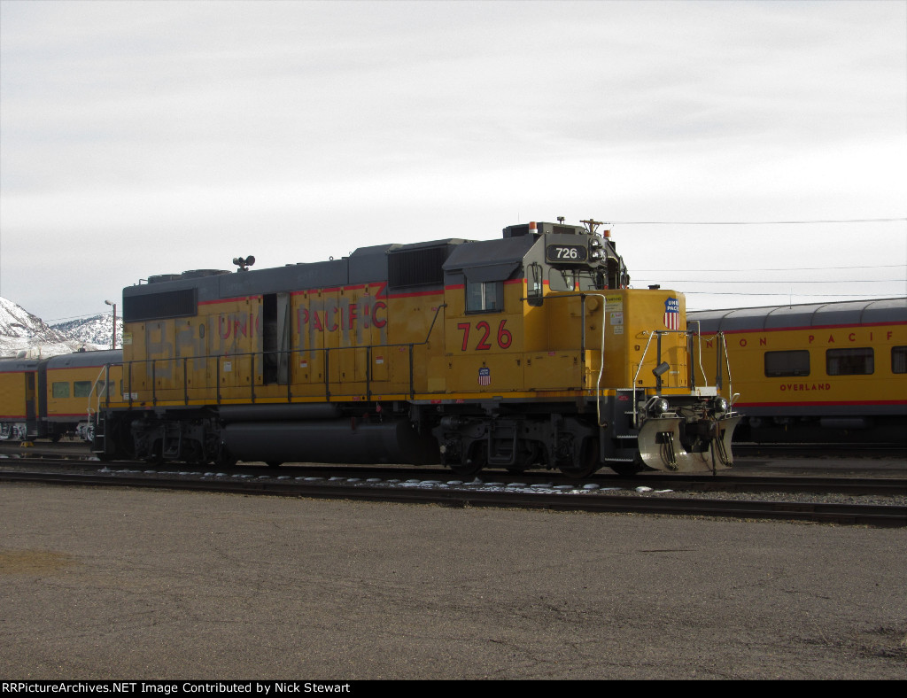 UP GP38N 726 Waiting For Its Next Assignment